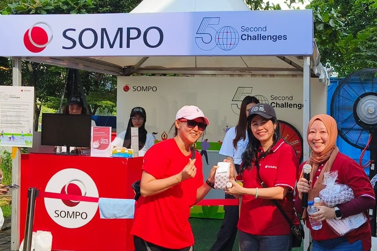 Sompo Insurance Gaungkan 50 Second Challenges di CFD Jakarta