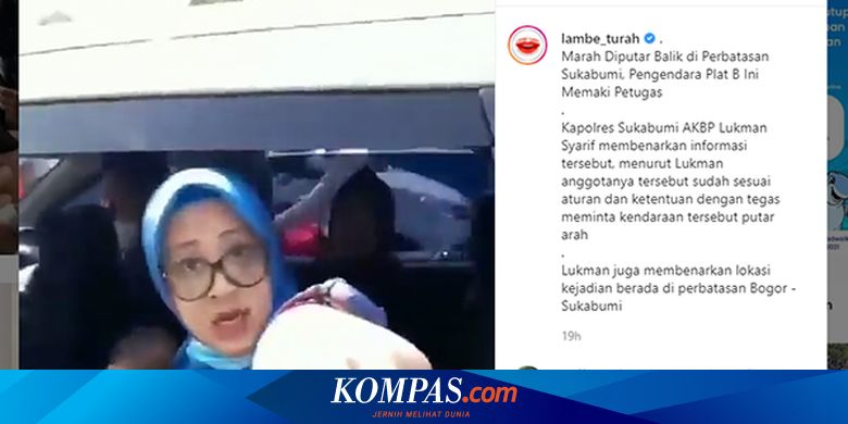 Emak-emak Ngamuk Disuruh Putar Balik, Ingat Etika Menghadapi Polisi