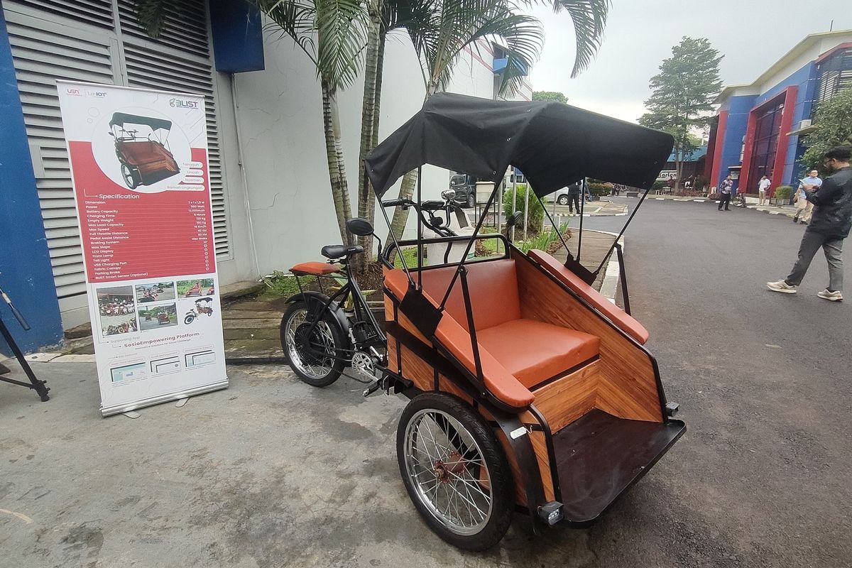 Becak Listrik yang Digagas Prabowo Bakal Dibawa untuk Kepentingan ...