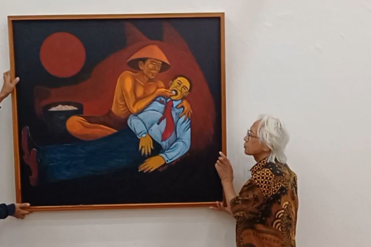 Penampakan 7 Lukisan Yos Suprapto yang Diturunkan dari Galeri Nasional