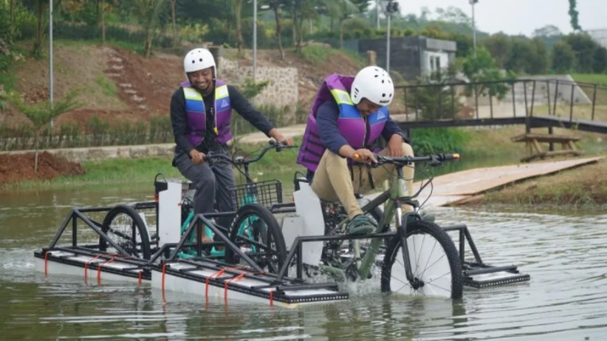 Inovasi Perahu dan Sepeda Listrik Amfibi, Gunakan Baterai LFP