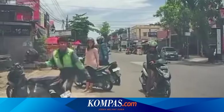 Video Viral Oknum Ojol Mengamuk Saat Ditegur karena Lawan Arah