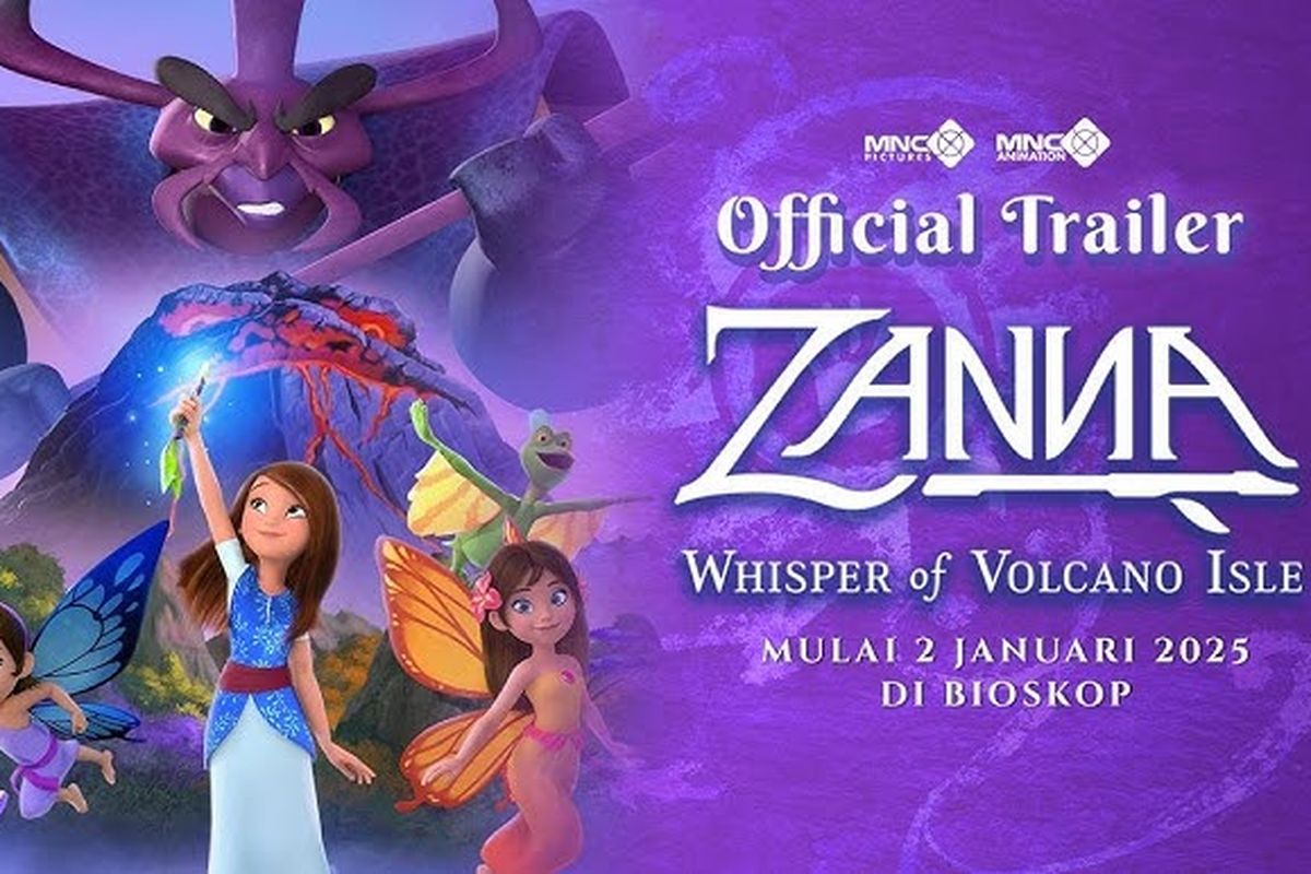Sinopsis Film Animasi ZANNA: Whisper of Volcano Isle