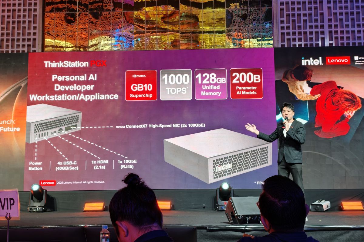 ThinkStation PGX Rilis di Indonesia Bulan Depan, PC AI Mungil dari Lenovo