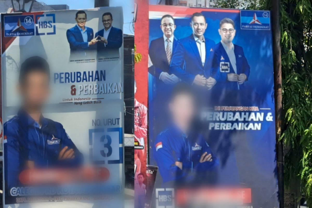 Baliho Anies-AHY di Makassar, DPD Demokrat Sulsel: Kalau Tidak Diturunkan, Tutup Saja Fotonya
