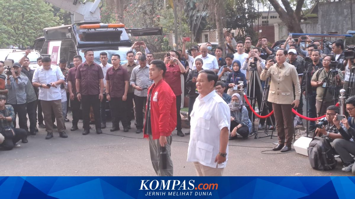 Disambut "Drum Band Garuda Yaksa", Kaesang Tiba di Rumah Prabowo