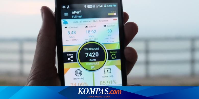 Operator Seluler Terbaik Indonesia 2020 Versi nPerf