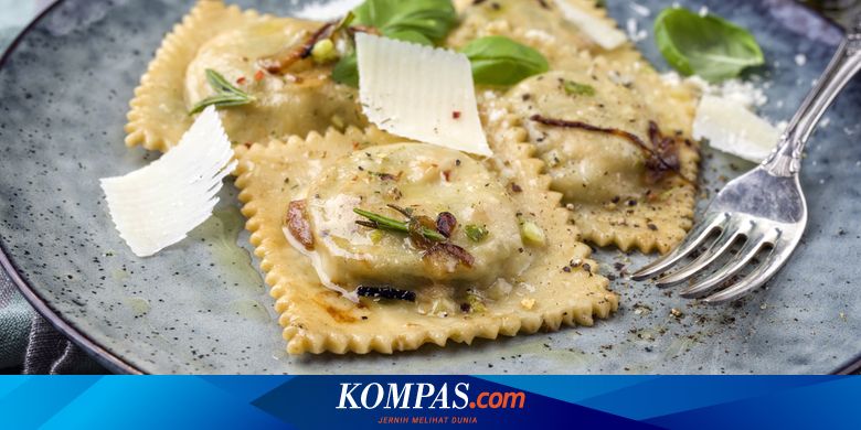 Resep Ravioli Isi Bayam dan Keju, Bikin Sekalian Adonan Pasta Dasar