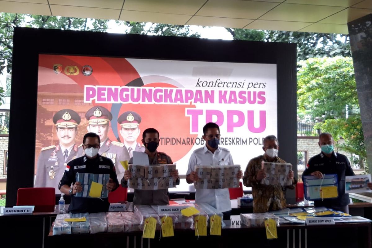 Bareskrim Polri Ungkap 3 Kasus TPPU Hasil Peredaran Narkotika Senilai Rp 338 Miliar