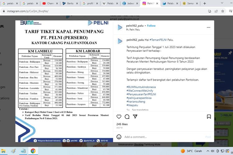 Foto : Info Pelabuhan Pantoloan Palu dan Jadwal Kapalnya Halaman 2