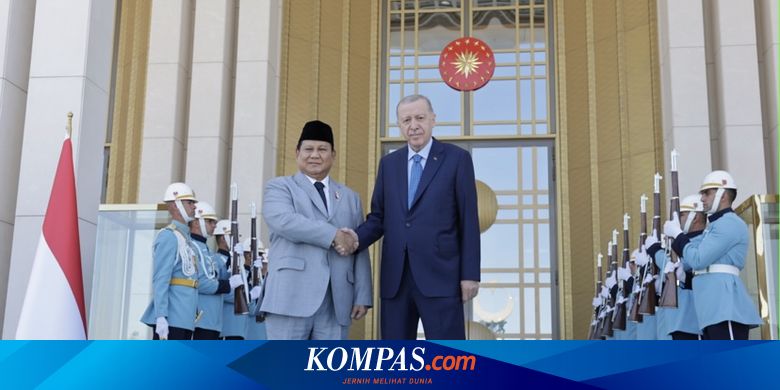 Temui Erdogan, Prabowo Bahas Peningkatan Kerja Sama Pertahanan