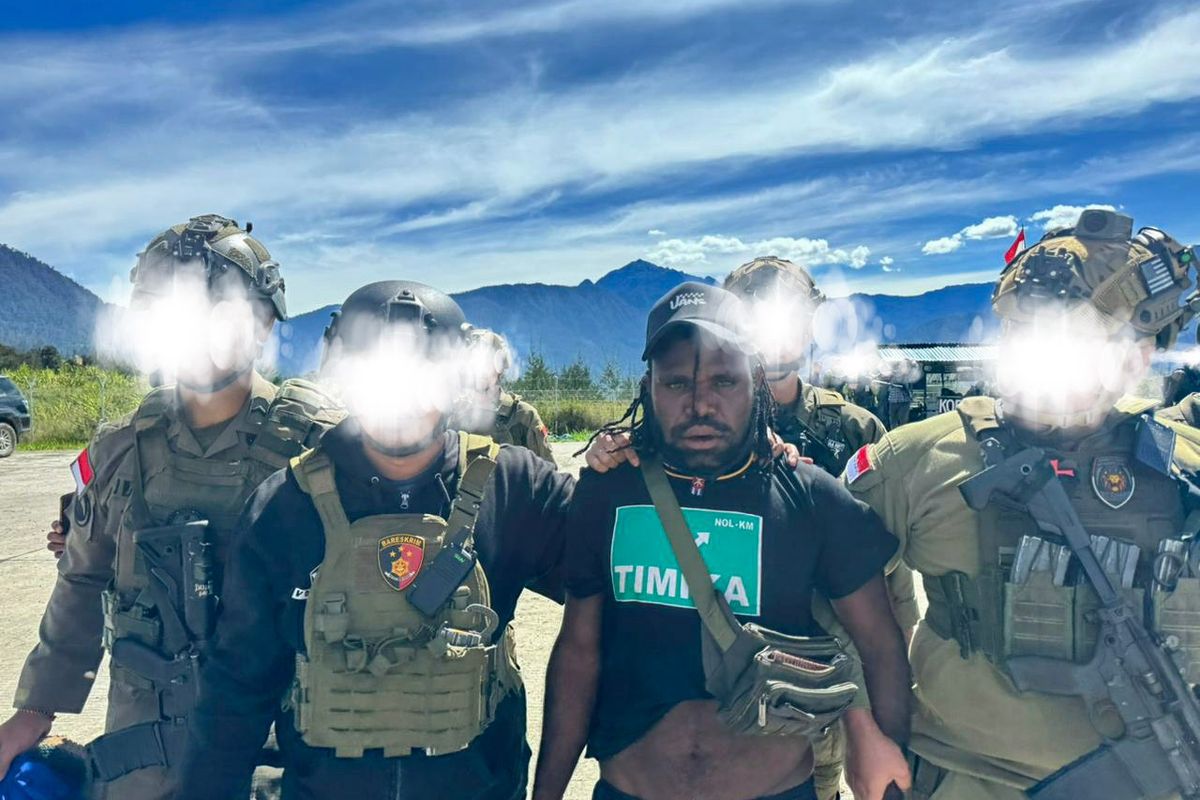 Satgas Damai Cartenz-2024 Tangkap DPO KKB Mairon Tabuni di Ilaga