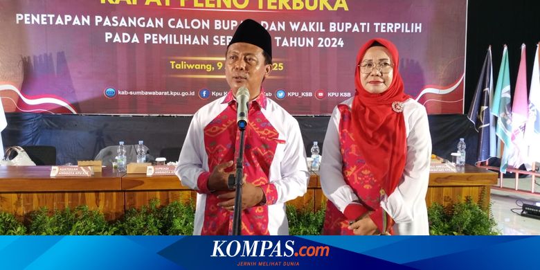 KPU Tetapkan Amar Nurmansyah-Hanipah Bupati dan Wakil Bupati Sumbawa ...