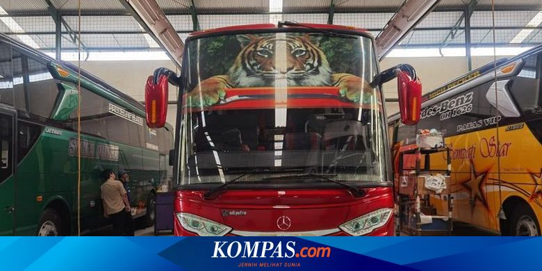 Bus Unik Milik Sumber Anugrah, Single Glass tapi Mirip Double Glass