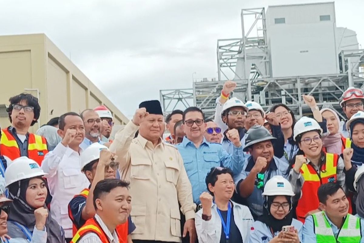 Resmikan Smelter Emas Freeport, Prabowo: Ini yang Terbesar di Dunia ...