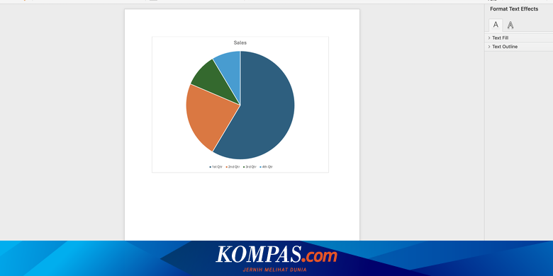 Cara Buat Diagram Lingkaran di MIcrosoft Word dengan Mudah