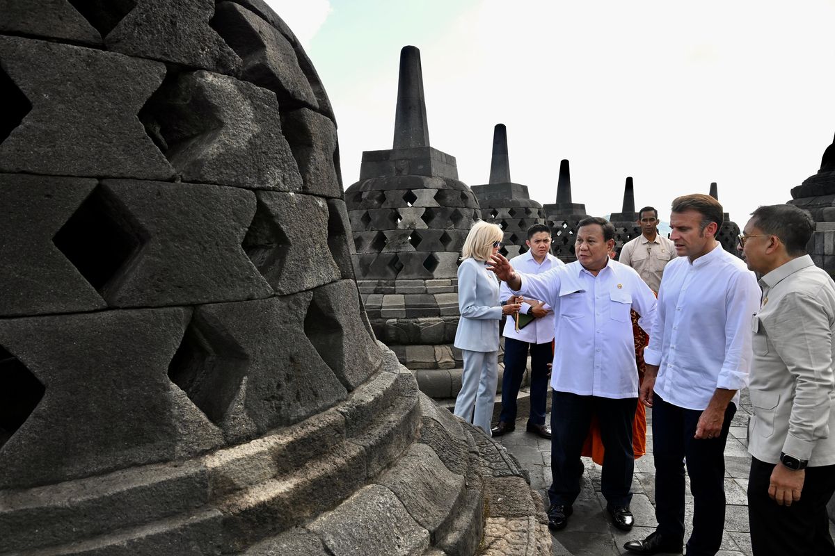 Kawasan Candi Borobudur Sudah Ditata Sebelum Dikunjungi Macron