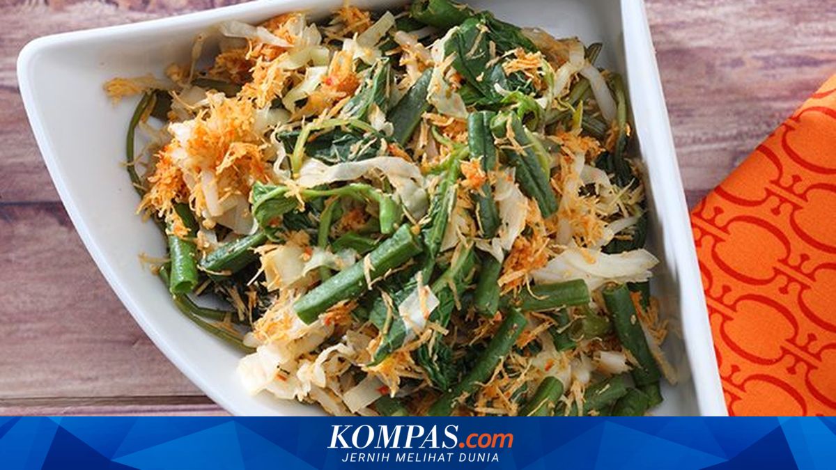 Cara Bikin Urap Sayur Segar, Bumbu Kelapanya Awet hingga 2 Minggu