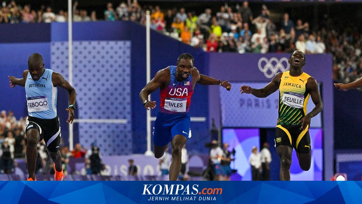 Noah Lyles Juara Lari 100 Meter Olimpiade, Jarak Sempit hingga Pacar Baik