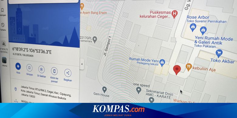 Cara Mengetahui Titik Koordinat Rumah di Google Maps buat Daftar PPDB 2023