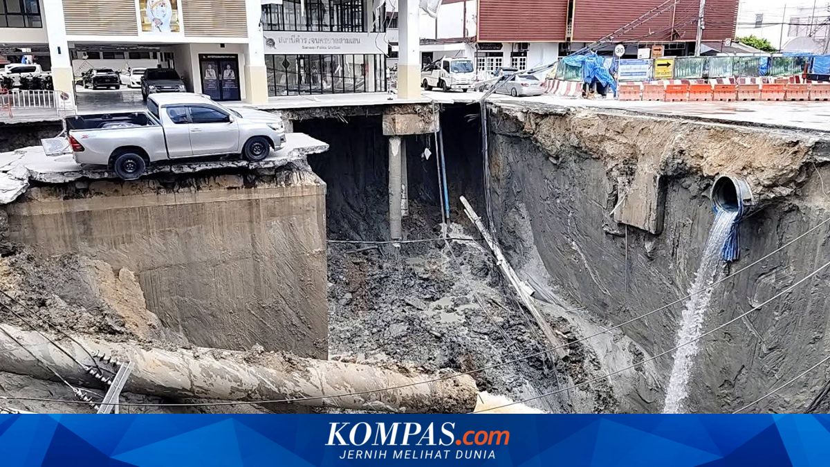 Sinkhole Baru Berukuran Raksasa Menganga di Thailand, Apa Penyebabnya?