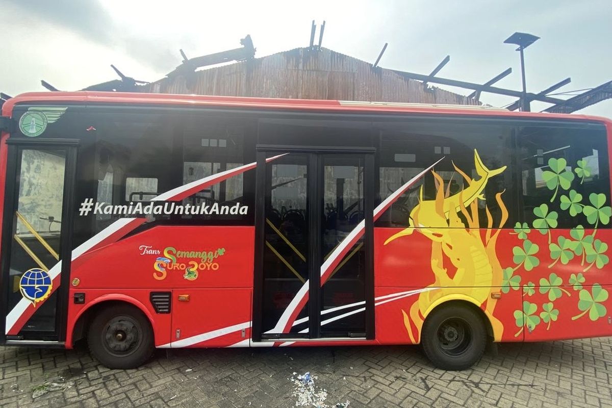 Bus Listrik Trans Semanggi Suroboyo Koridor 3 Berhenti Beroperasi