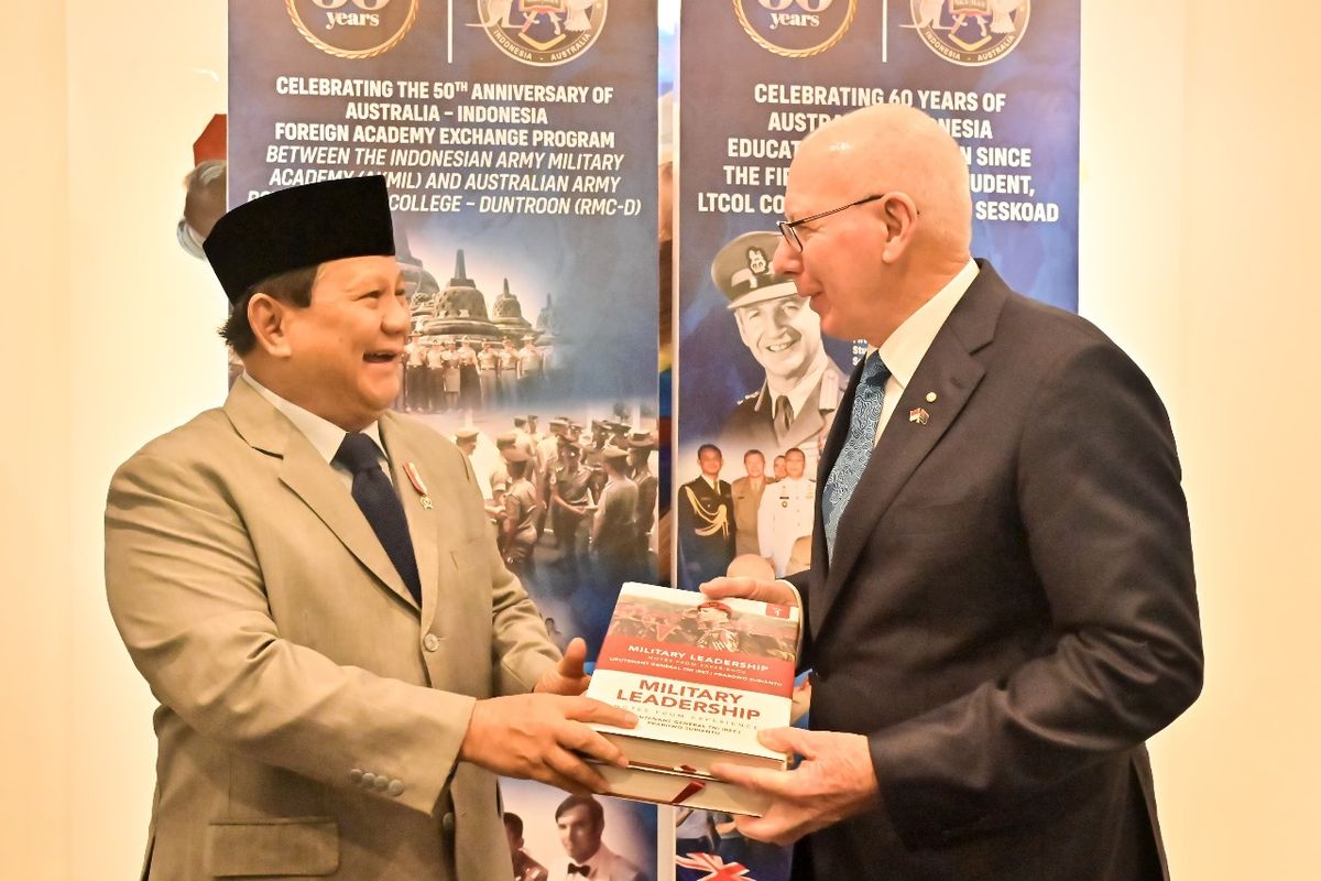 Temui Gubernur Jenderal Australia David Hurley, Prabowo Kenang Masa ...