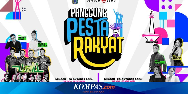 Dua Panggung Bank DKI di Pesta Rakyat Bakal Tampilkan Band Wali dan ...