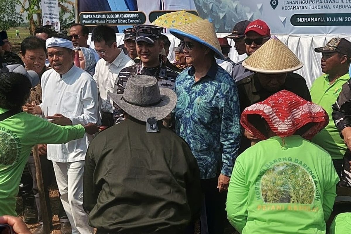Diperintah Prabowo, Hashim Djojohadikusumo Datang ke Indramayu untuk ...