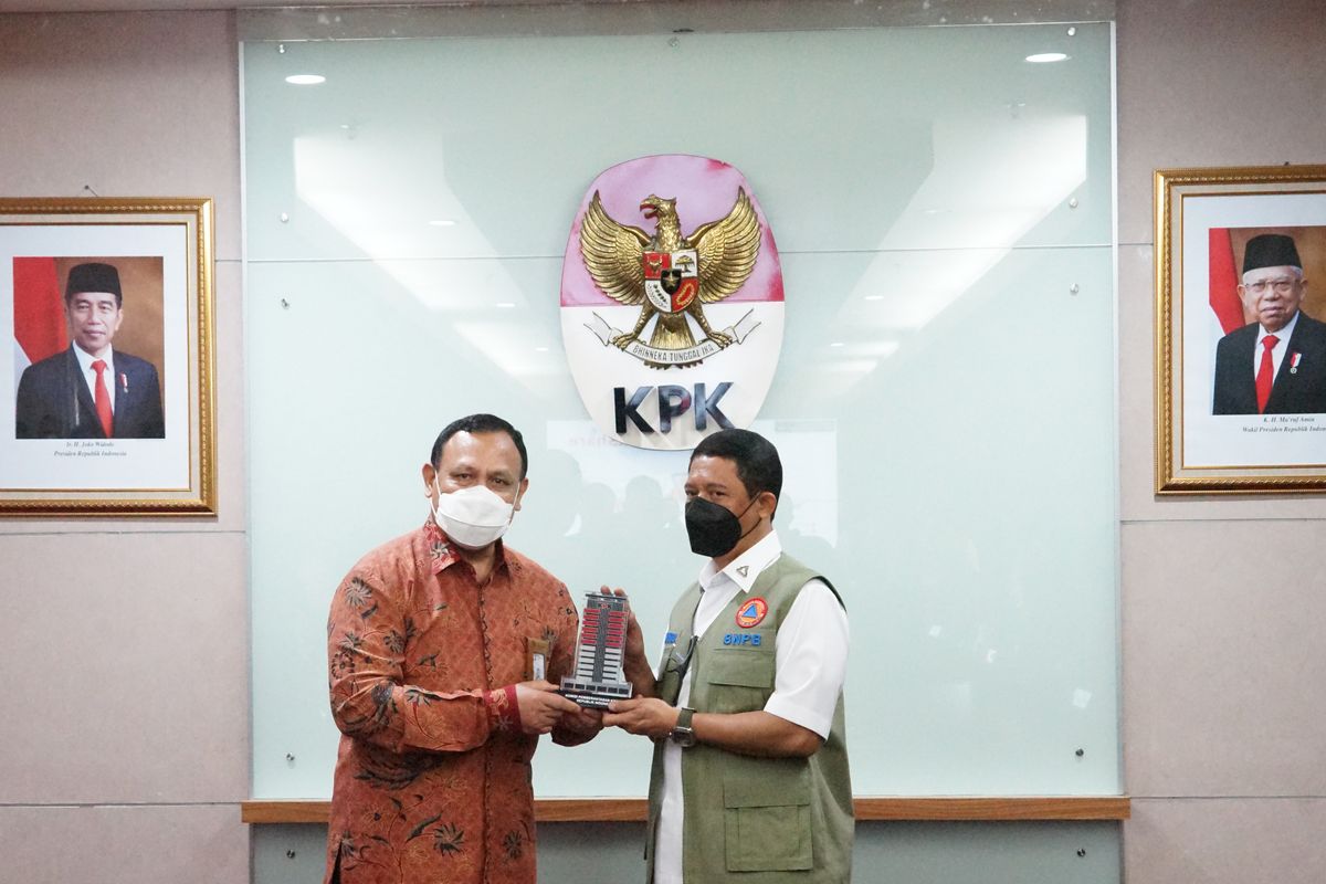 KPK dan BNPB Lakukan Kerja Sama Pencegahan Korupsi Pengadaan Barang dan Jasa