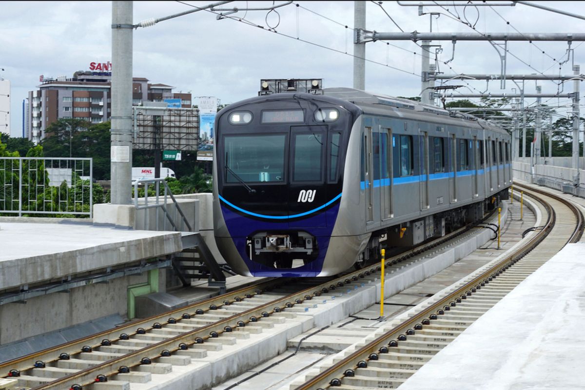 MRT Jakarta Hanya Beroperasi dari Stasiun Lebak Bulus hingga Blok M ...