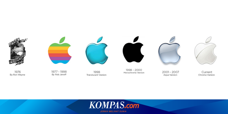 Sejarah Logo Apple, dari Apel Newton hingga Warna Pelangi