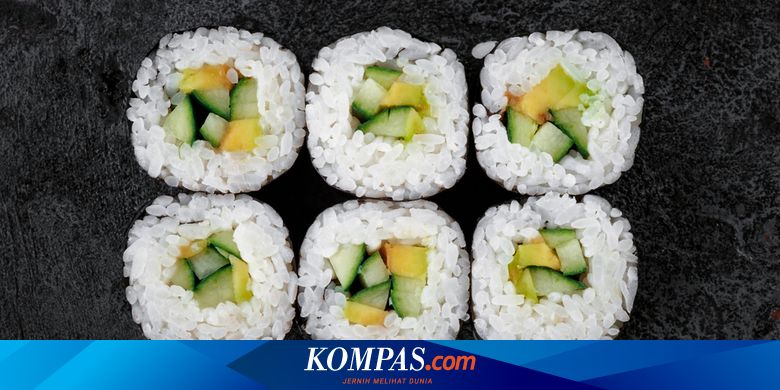Resep Sushi untuk Anak, Isi Timun dan Alpukat