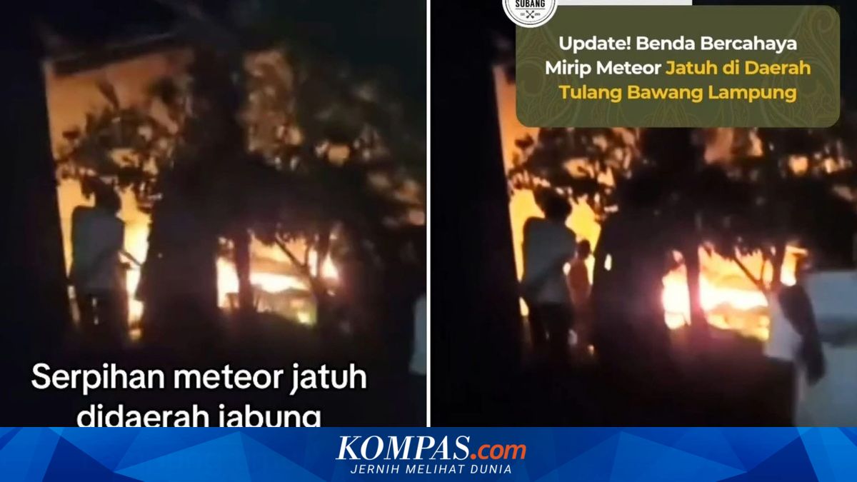 Bukan Meteor, Ini Penjelasan OAIL Itera Terkait Fenomena Cahaya ...