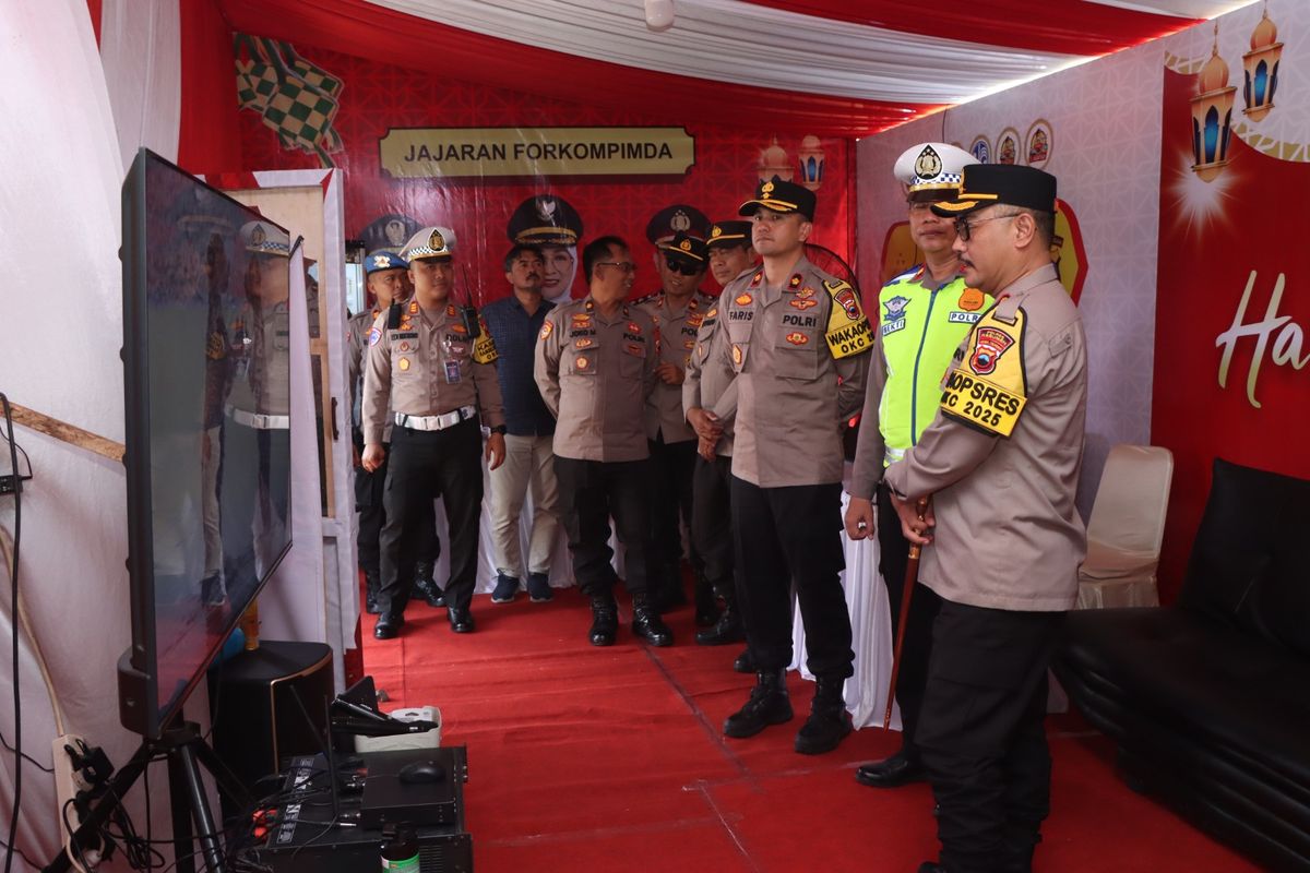 Pemantauan Arus Lalu Lintas Jelang Mudik Lebaran, Kapolres Kebumen Pastikan Kelancaran Perjalanan