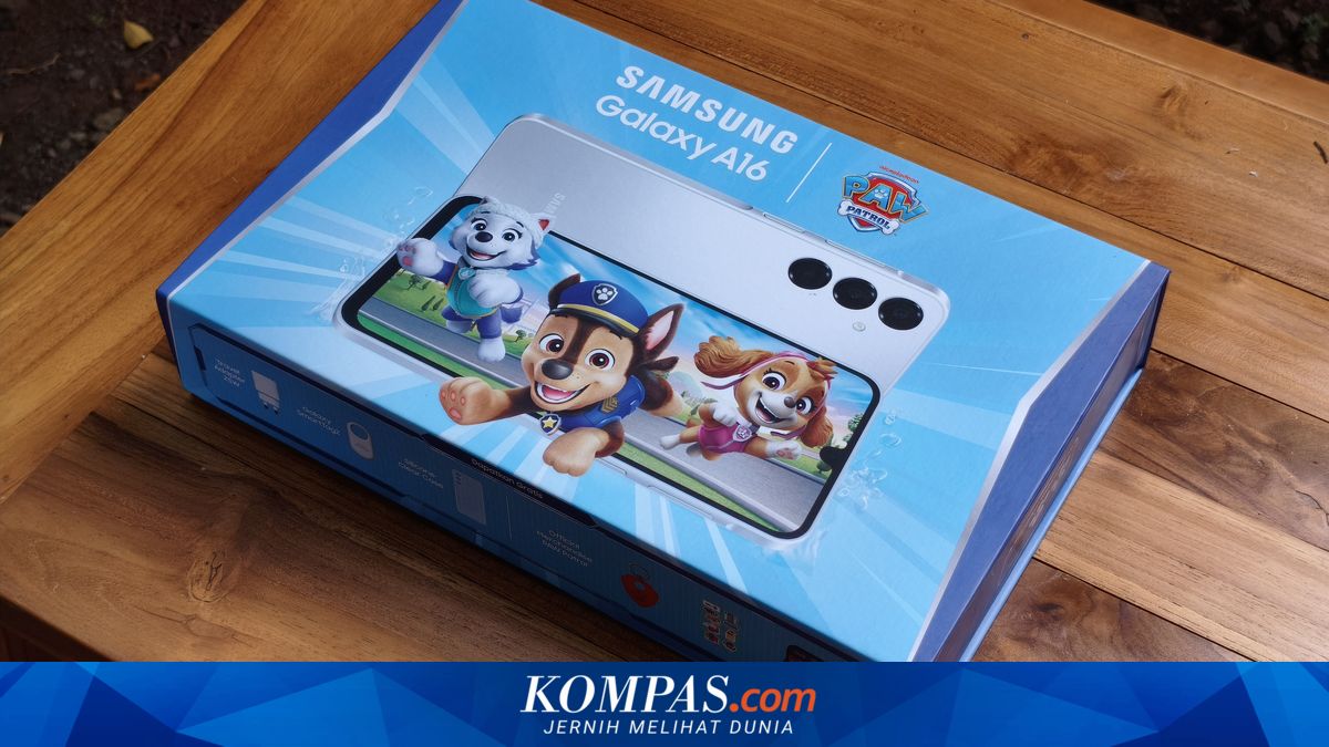 Isi Kotak Samsung Galaxy A16 4G Edisi "Paw Patrol", Banyak Aksesori Lucu