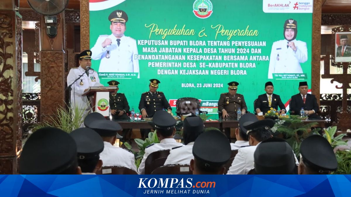 Jadi Simbol Keberlanjutan Pengabdian, 264 Kades di Kabupaten Blora ...