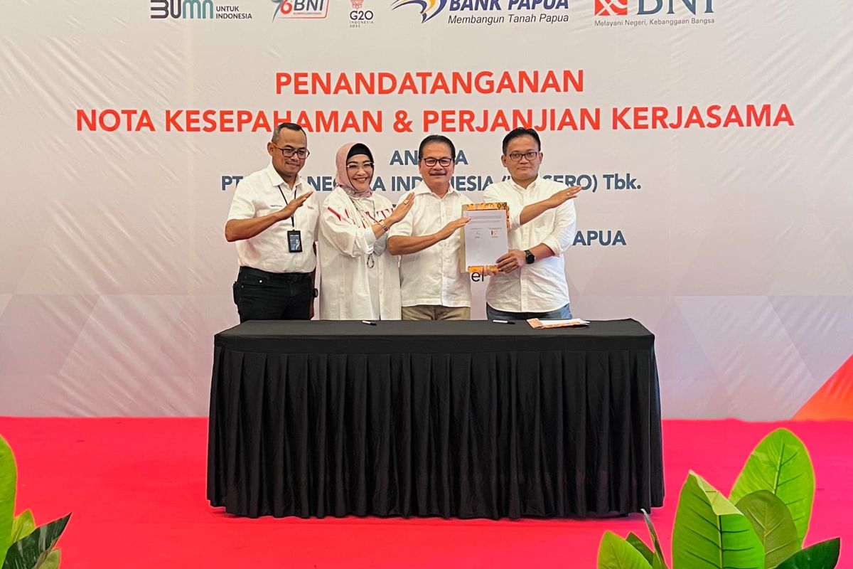 BNI Dukung Peningkatan Operasional Pelayanan Bank Papua