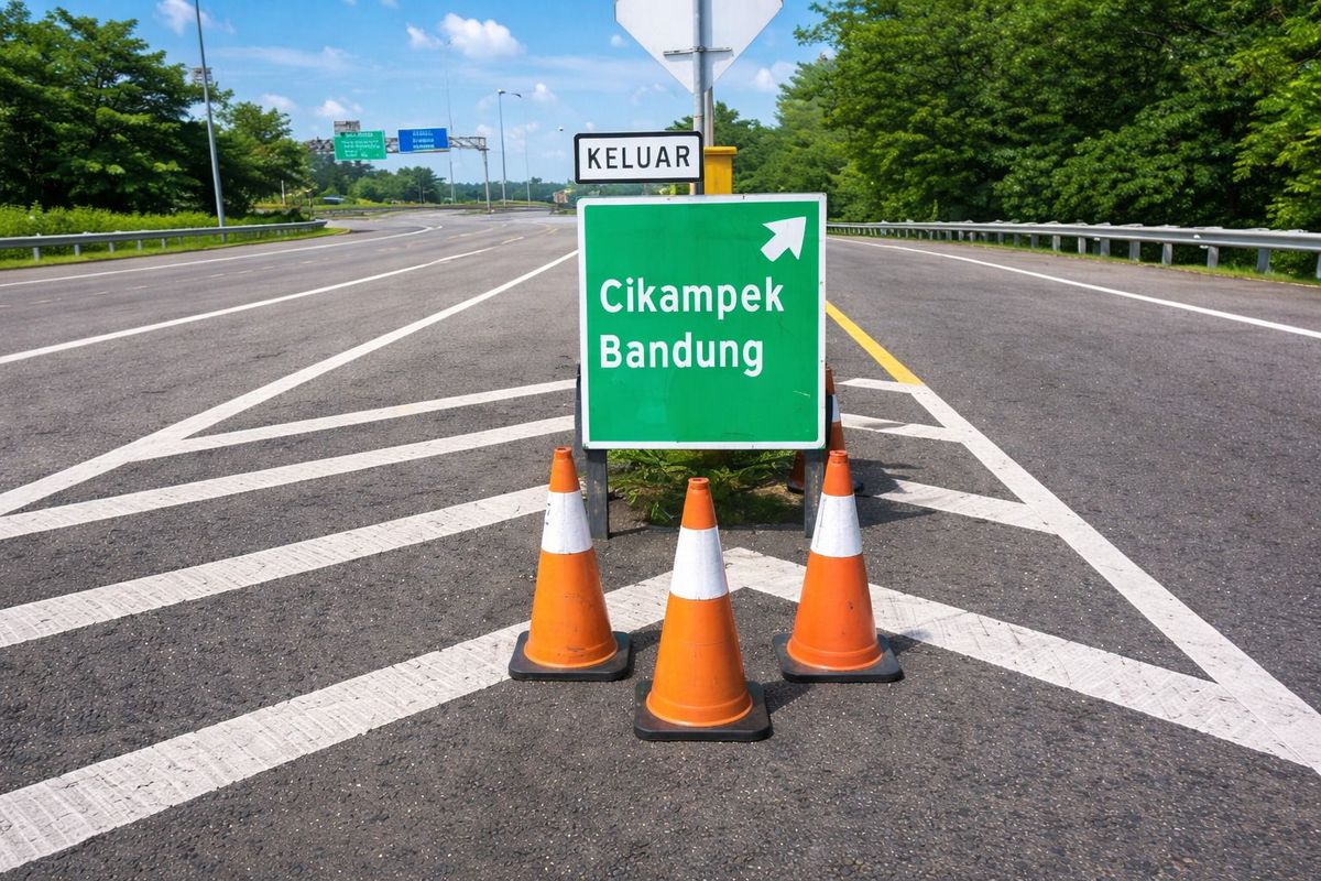One Way Berlaku, Pengguna Tol Arah Bandung Diminta Keluar di KM 72