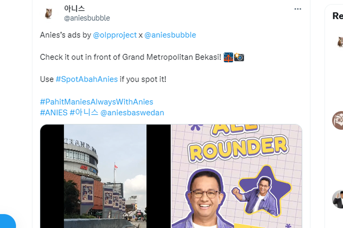 Videotron Anies di Bekasi dan Jakarta Diturunkan, Timnas Amin ...