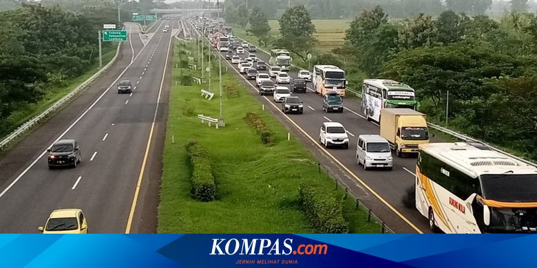 One Way Mulai Berlaku di Km 70 Tol Jakarta-Cikampek sampai Km 188 Cikopo-Palimanan