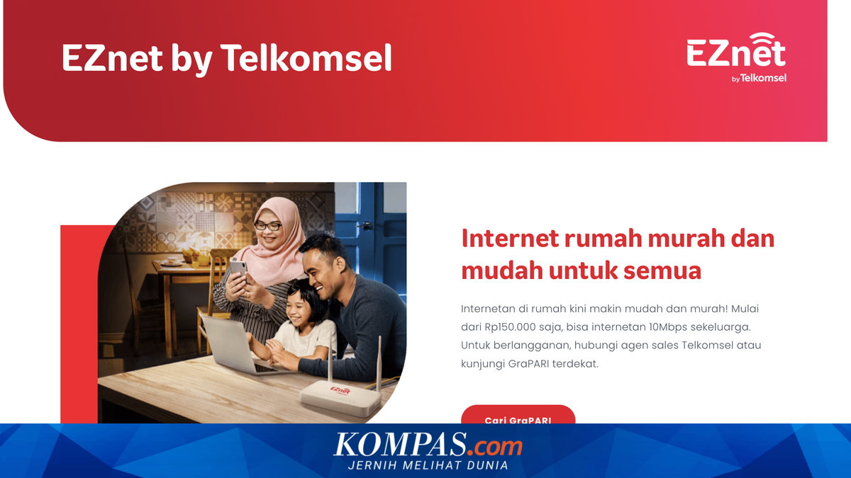 Apa Itu EZnet Telkomsel, Harga, dan Perbedannya dengan IndiHome