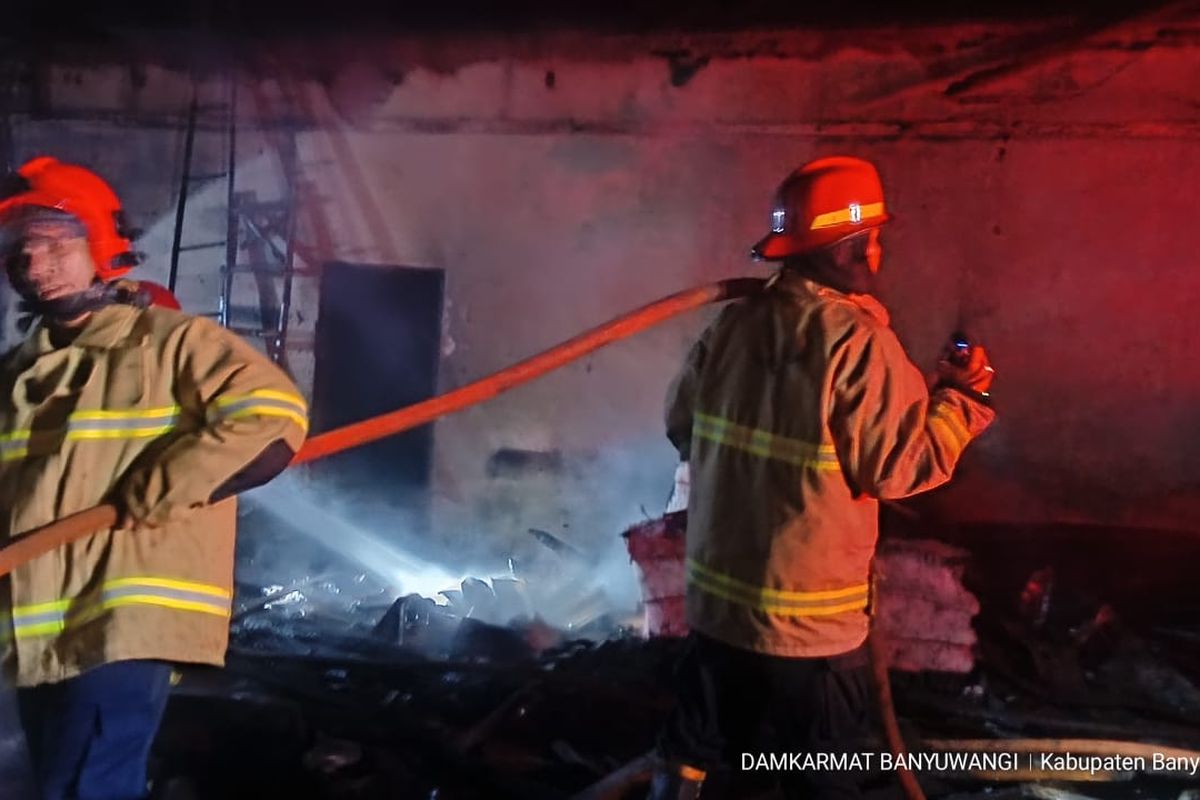 2 Rumah Warga di Banyuwangi Terbakar Gara-gara Puntung Rokok