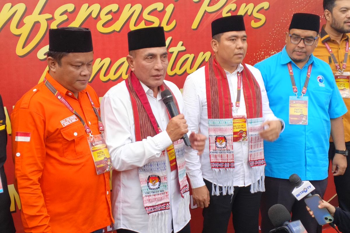 Pilih Hasan Basri Jadi Wakilnya di Pilkada Sumut, Edy Rahmayadi: Bukan Tipe Pengkhianat