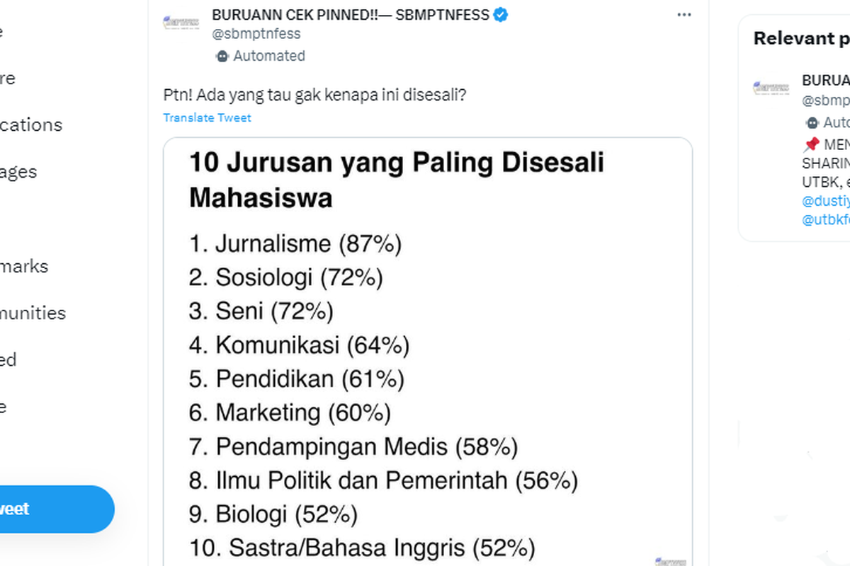 10 Jurusan Paling Disesali Dan Disukai Setelah Lulus Apa Alasannya