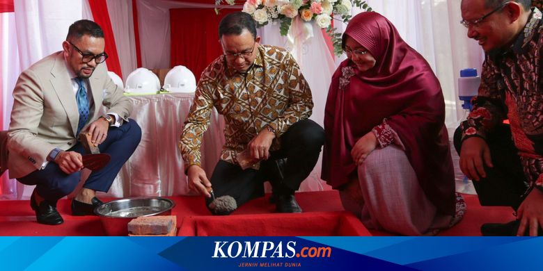BERITA FOTO: Anies Letakkan Batu Pertama Pembangunan RS Toto Tentrem