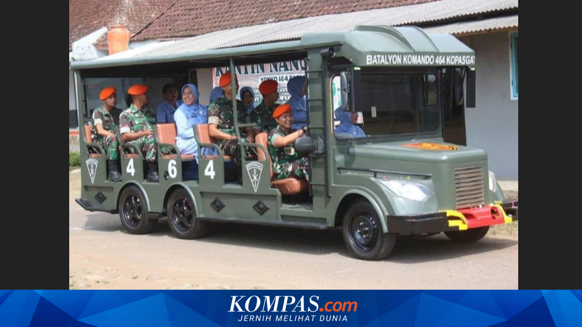 Viral, Foto Mobil Bertuliskan Batalyon Komando 464 Kopasgat Disebut ...