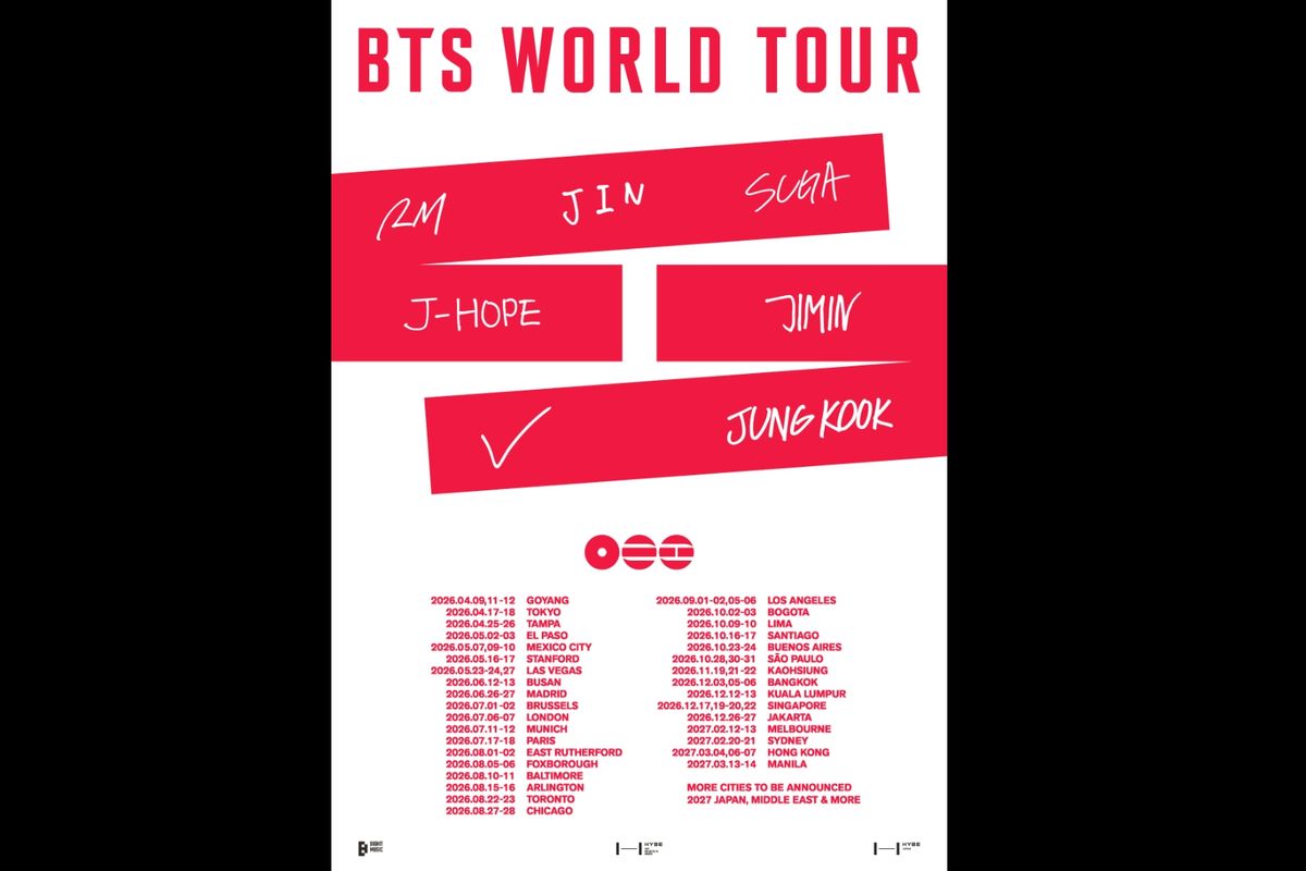 Fakta Tur Konser BTS 2026-2027, Mampir Jakarta hingga Presale Tiket ...