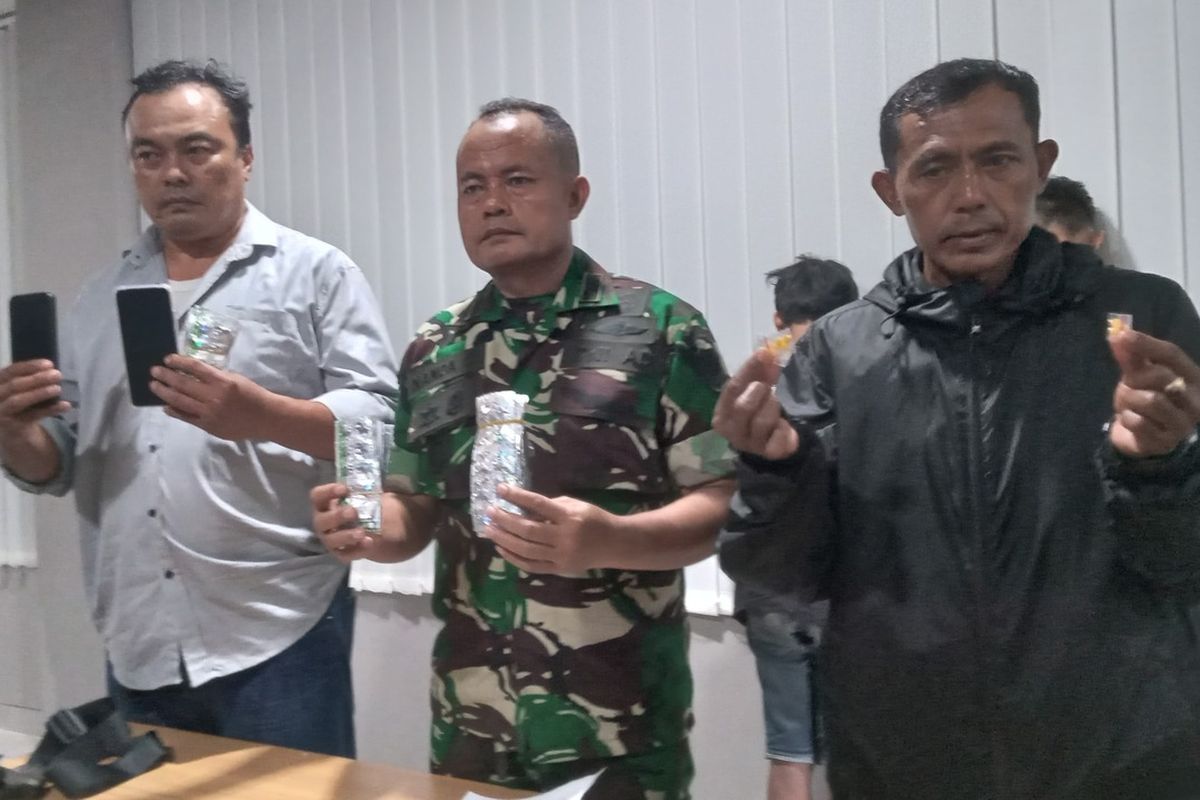 Intel Kodim Cianjur Tangkap Pemilik Bengkel dan Montir Pengedar Obat Terlarang