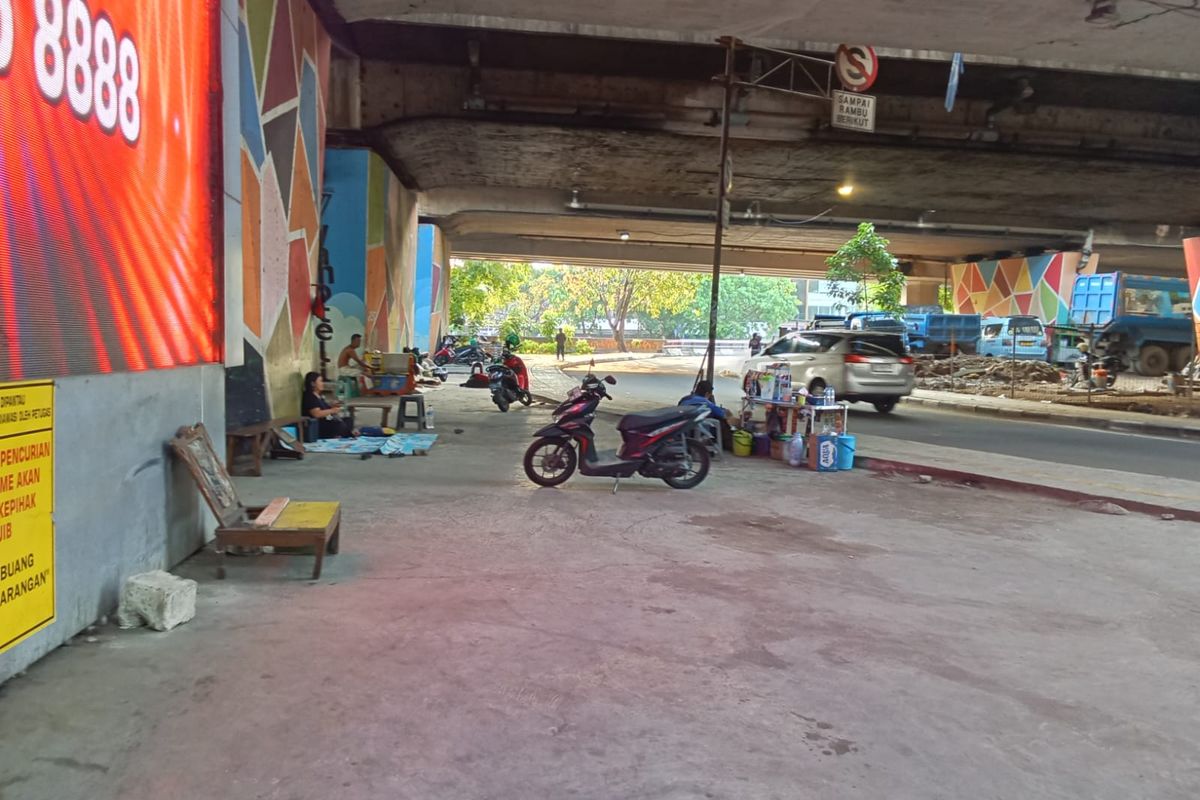 Penampakan Kolong Flyover Grogol yang Bakal Jadi Ruang Publik: Dihuni ...